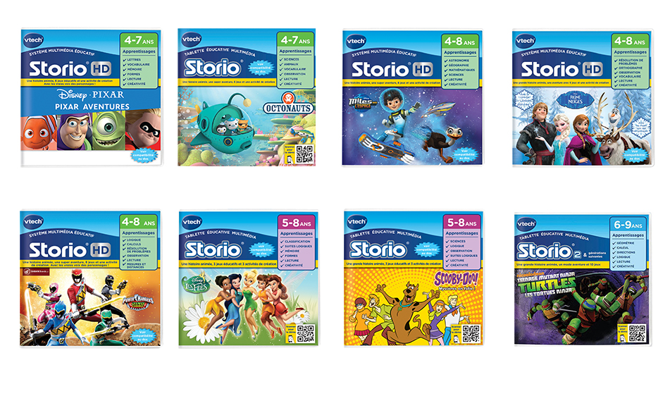 Compatibilité Cartouches Storio Max - VTech